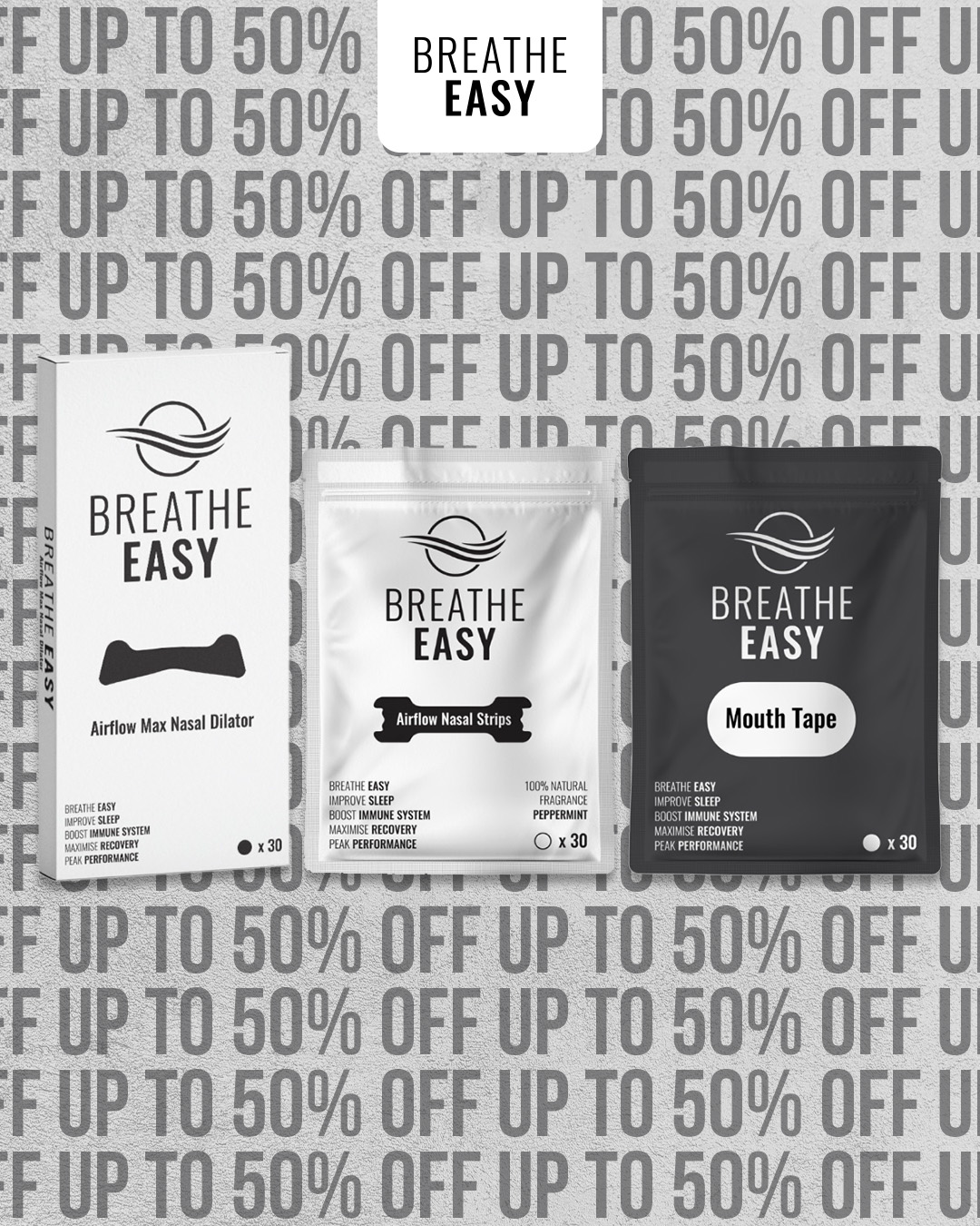 Black Friday 50% off | Breathe Easy Gear